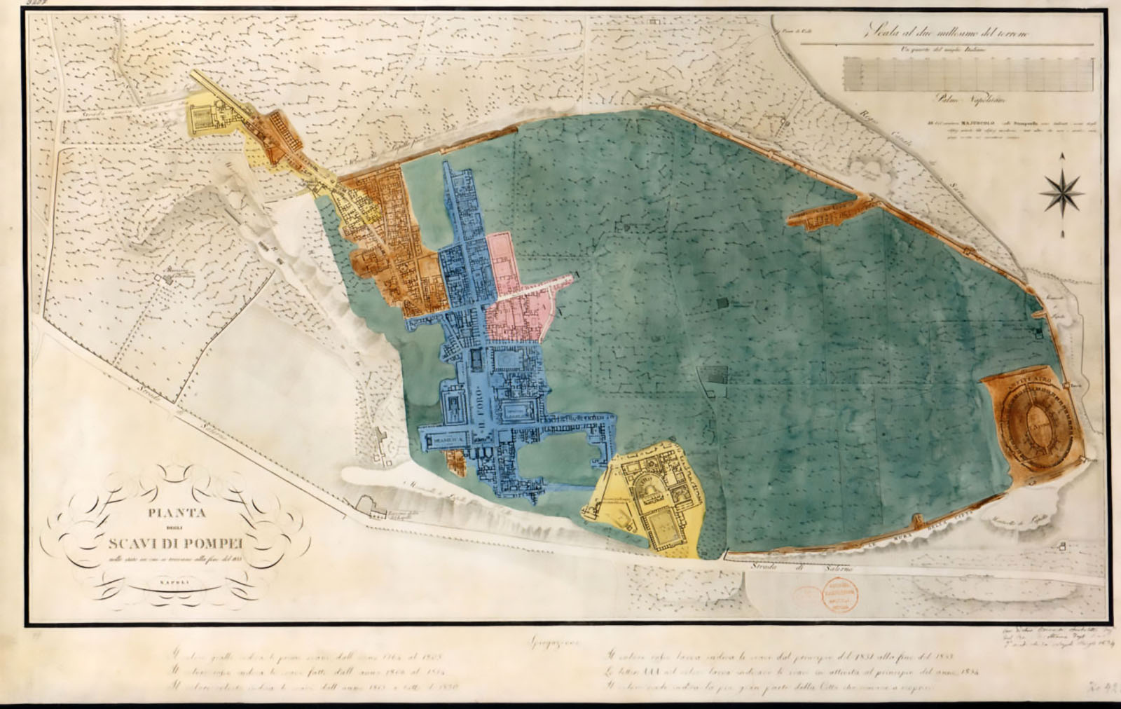 maps pompeii